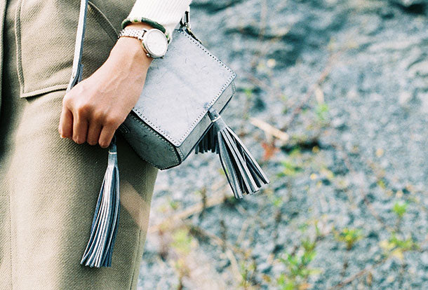 Handmade leather pur phone bag shoulder bag cossbody bag purse women