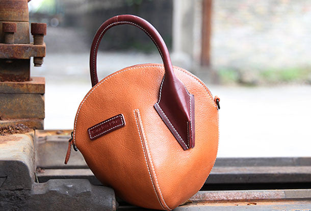 Handmade Unique Leather Small Handbags Shoulder Bag for Women
