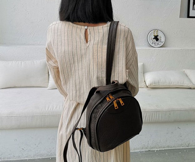 Fashion Soft LEATHER Mini WOMEN Backpack Purse Small Backpack FOR WOME