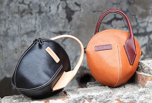 Handmade Unique Leather Small Handbags Shoulder Bag for Women