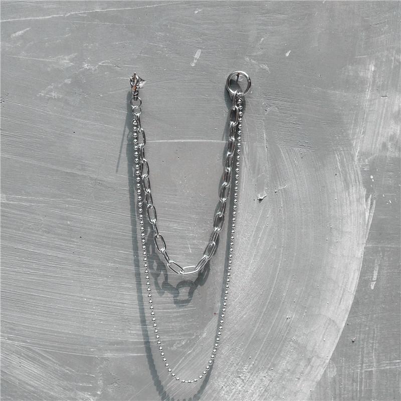 Cool Punk Mens Womens Double Long Pants Chain Wallet Chain jeans chain