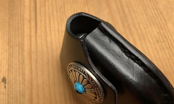 Handmade Black Leather Qashqai X-TRAIL TIIDA Teana Mens Car Key Case N