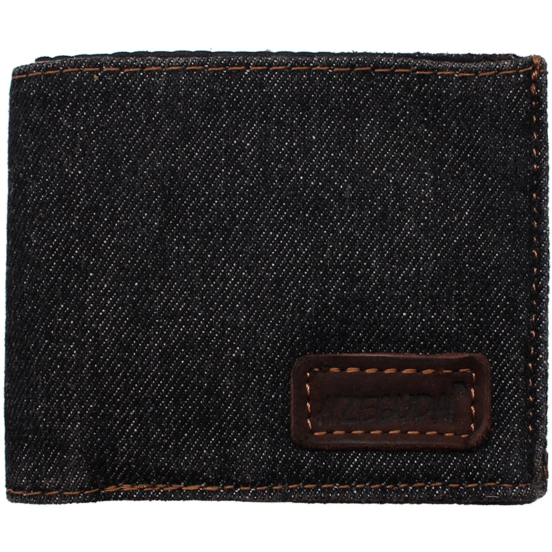 Blue Denim Wallet Denim Mens Slim billfold Wallet Denim Bifold Wallets ...