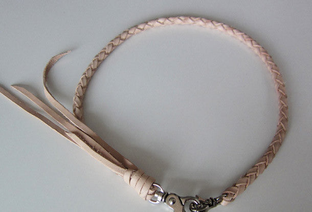 Handmade leather braided wallet Chain for chain wallet biker wallet tr