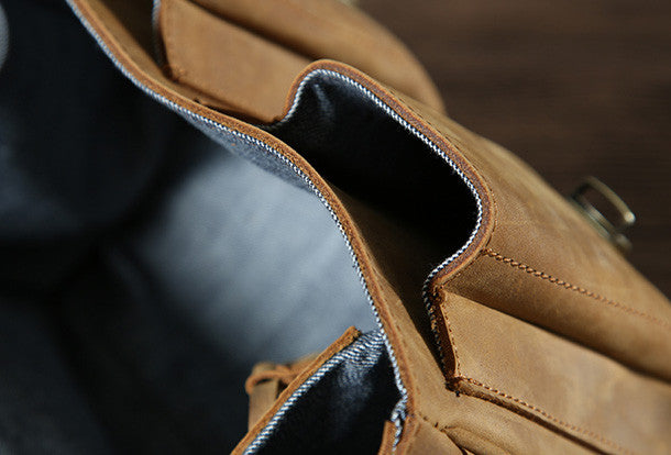 Cool leather men Camera bag messenger bags vintage shoulder bag for men ...