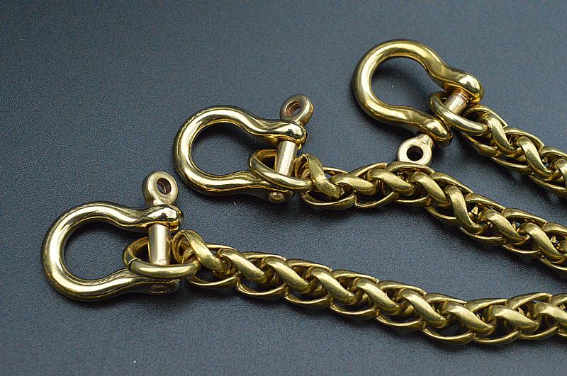 Solid Brass Cool Punk Rock Skull Wallet Chain Biker Trucker Wallet ...