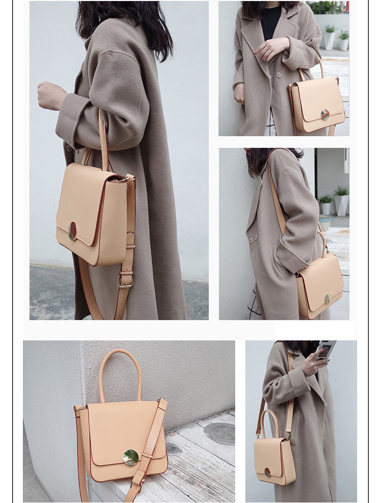 Stylish LEATHER WOMENs Square Handbags SHOULDER BAG Purse FOR WOMEN