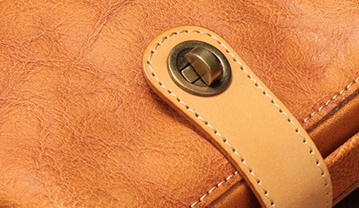 Vintage Leather Brown Womens Small Doctor Purse Shoulder Bag Crossbody